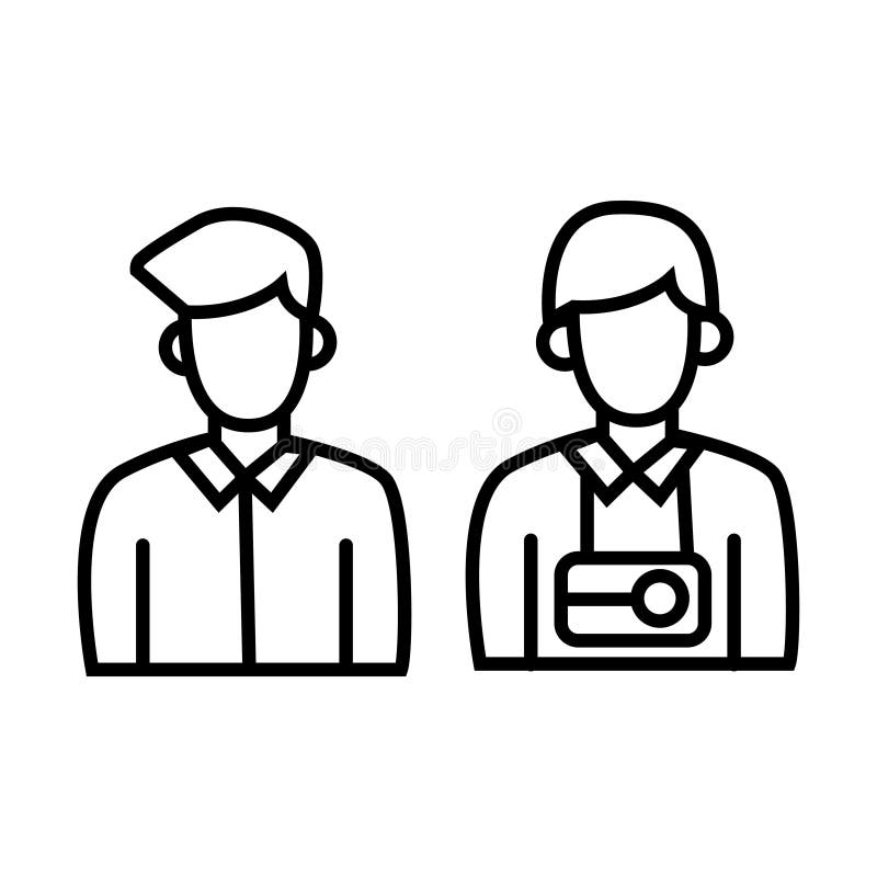 Simple Pictogram Icon Outline Concept Stock Vector - Illustration of ...