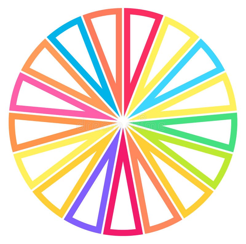 Simple Pie Chart-graph and Diagram Vector Illustration. Circle ...