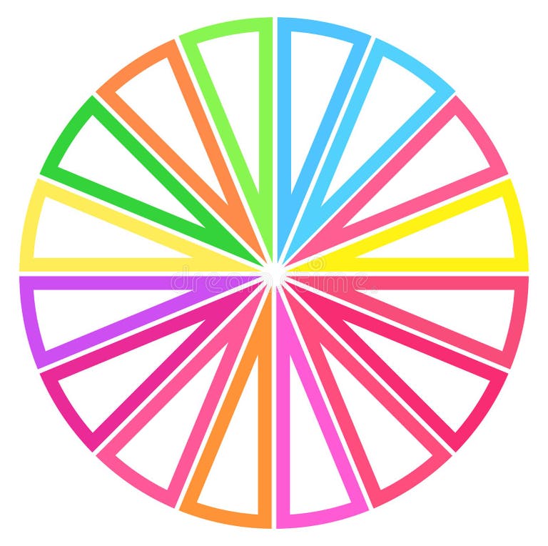 Simple Pie Chart-graph and Diagram Vector Illustration. Circle ...