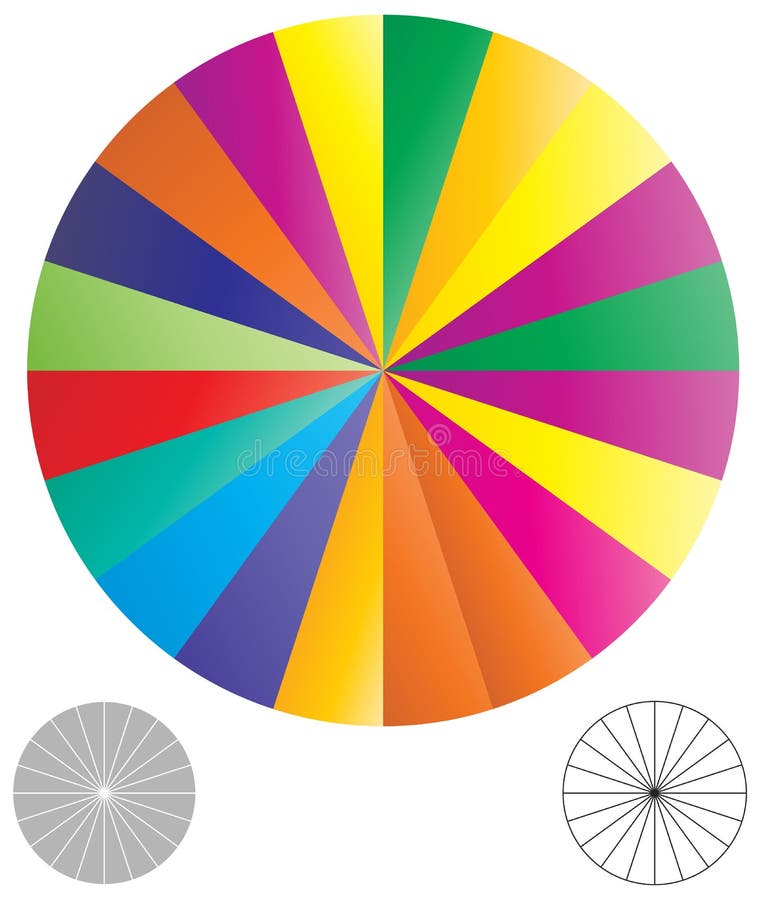 Simple Pie Chart-graph and Diagram Vector Illustration. Circle ...
