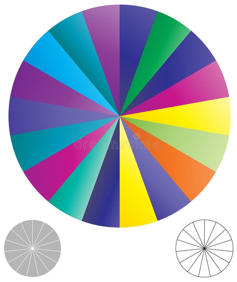 Simple Pie Chart-graph and Diagram Vector Illustration. Circle ...
