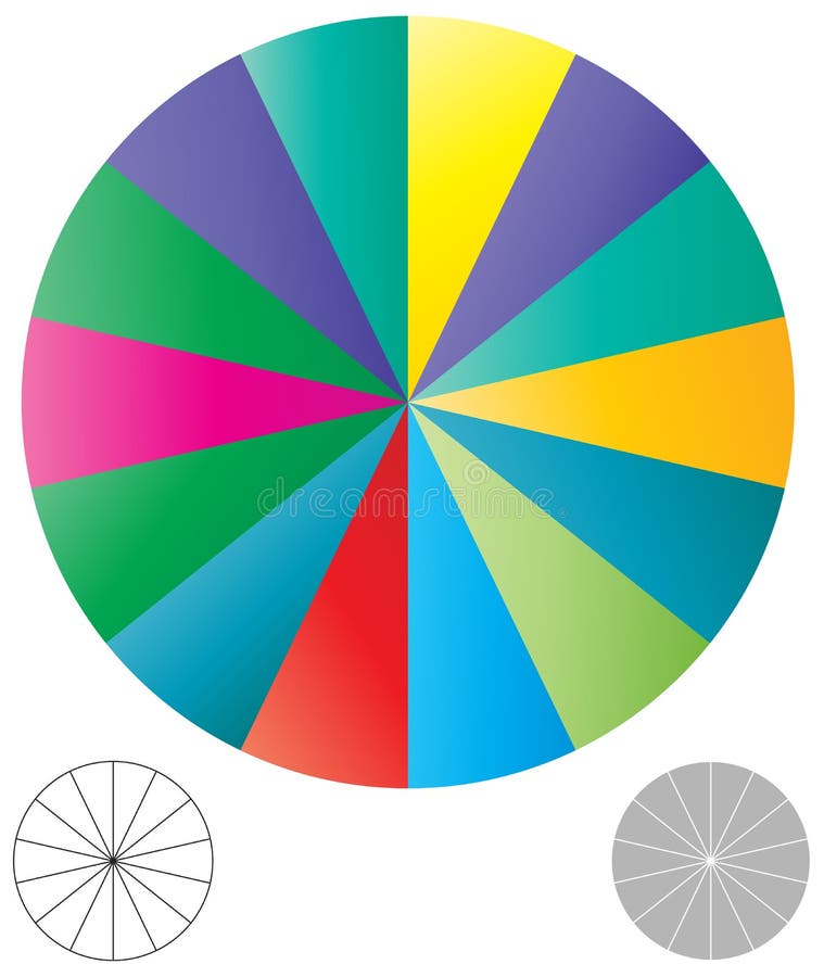 Simple Pie Chart-graph and Diagram Vector Illustration. Circle ...