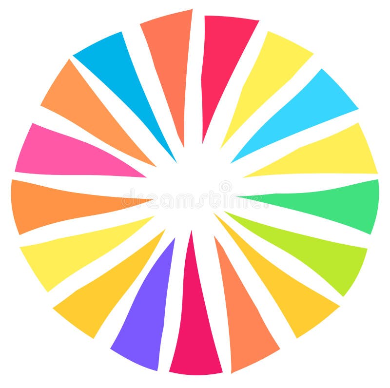 Simple Pie Chart-graph and Diagram Vector Illustration. Circle ...