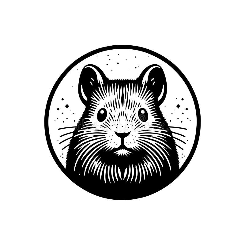 Pika Front View Vector Icon Vintage Retro Logo Illustration Design ...