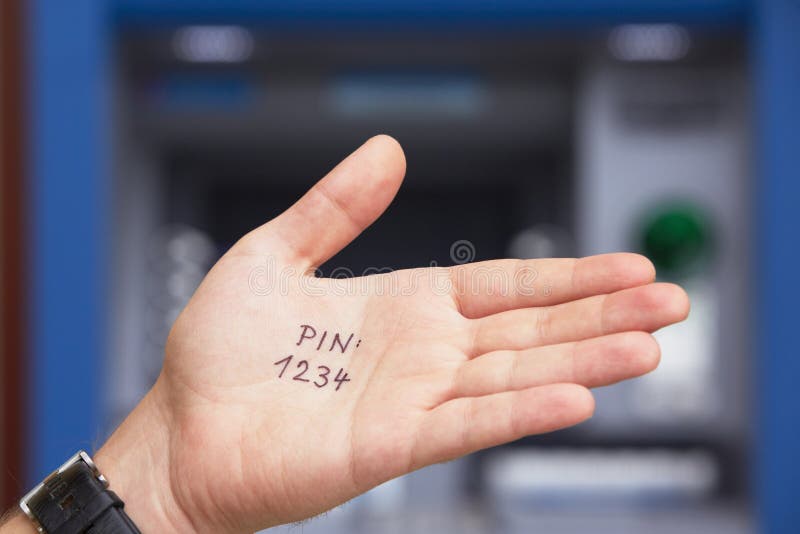Simple PIN code stock photo. Image of safety, cash, encryption - 31782776