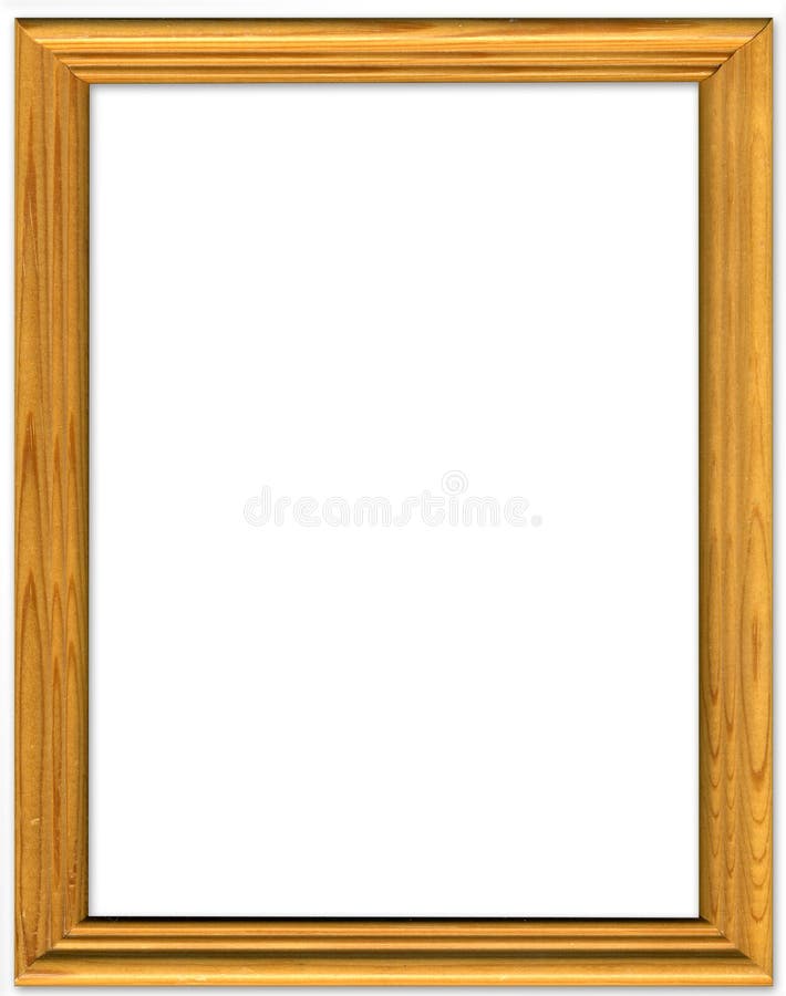 Simple pine picture frame stock image. Image of deco, border - 3447489