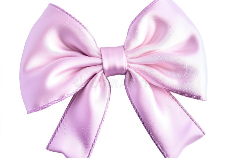 Simple Pink Bow Placed Clean White Background Stock Photos - Free ...