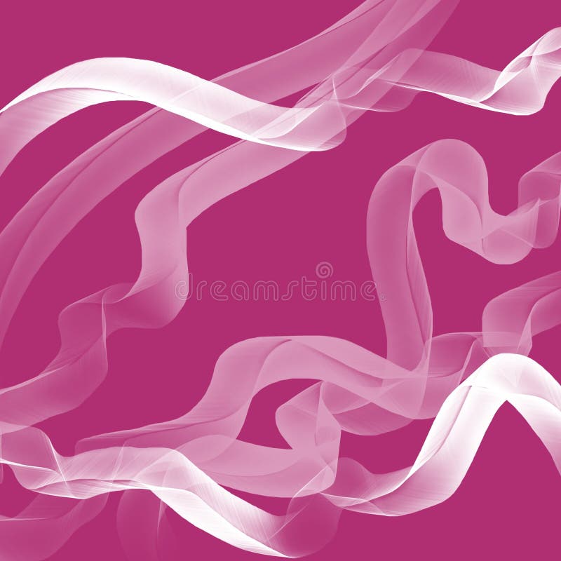 Simple Pink Design with Waves Stock Illustration - Illustration of ...