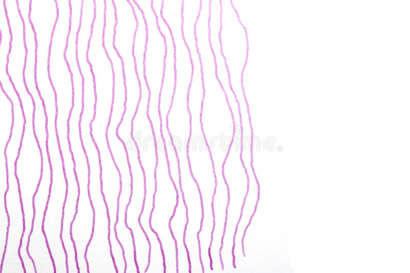 Simple Pink Red Pen Ink Wavy Scribble Lines Stock Illustrations – 14 ...