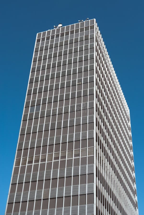 Simple and Plain Office Building Stock Image - Image of germany, center ...