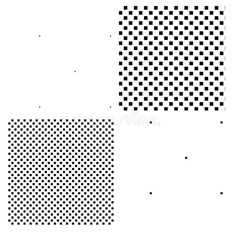 Simple, Plain Squares Repeatable, Seamless Background, Pattern Set ...