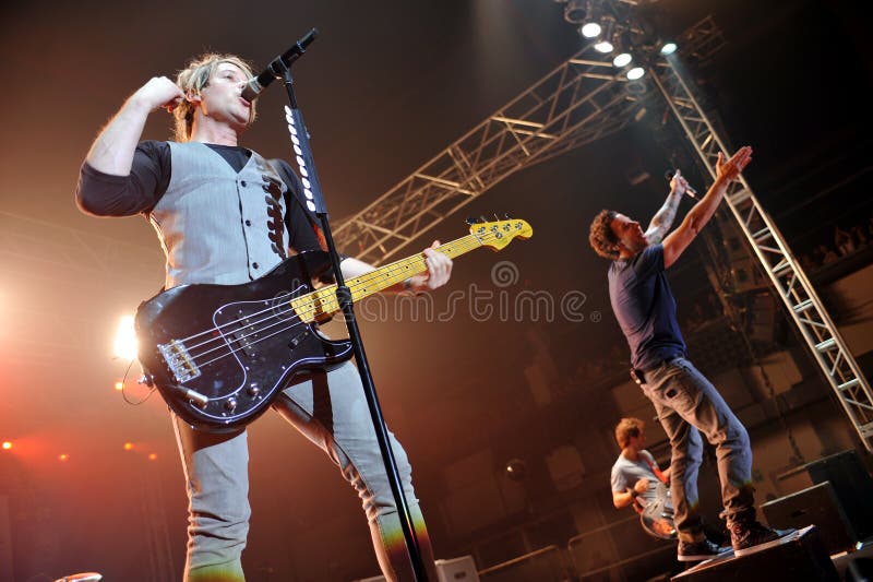 Simple Plan editorial stock image. Image of concert, david - 23044764