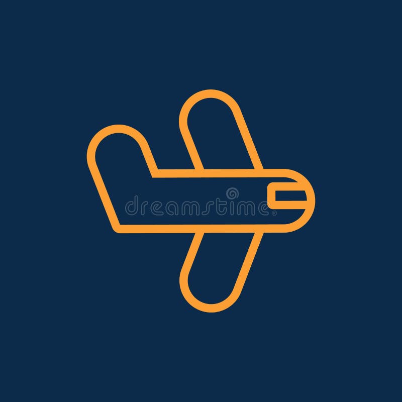 Simple Air Plane Logo, Elegant Plane Logo, Minimalist Plane Logo Stock ...