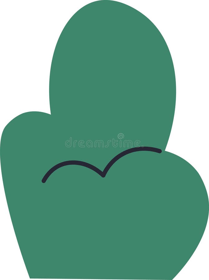 Simple Plant Bush Shape stock vector. Illustration of shrub - 374390750