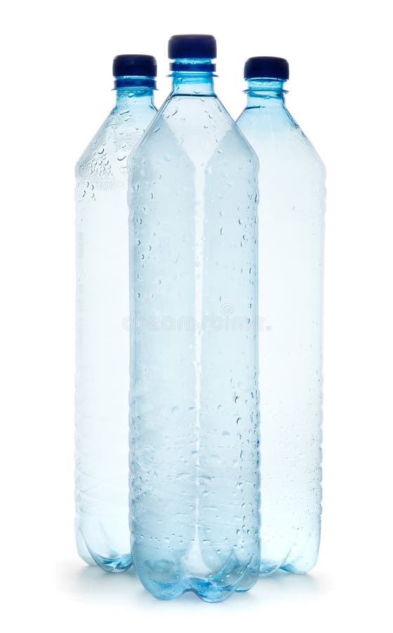 Simple plastic bottles stock image. Image of front, conservation - 18895437