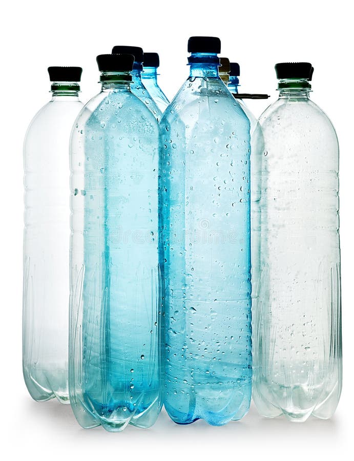 Simple plastic bottles stock image. Image of clipping - 20767309