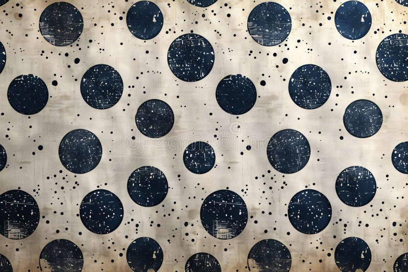 Simple Polka Dot Design for Versatile Use. Stock Illustration ...