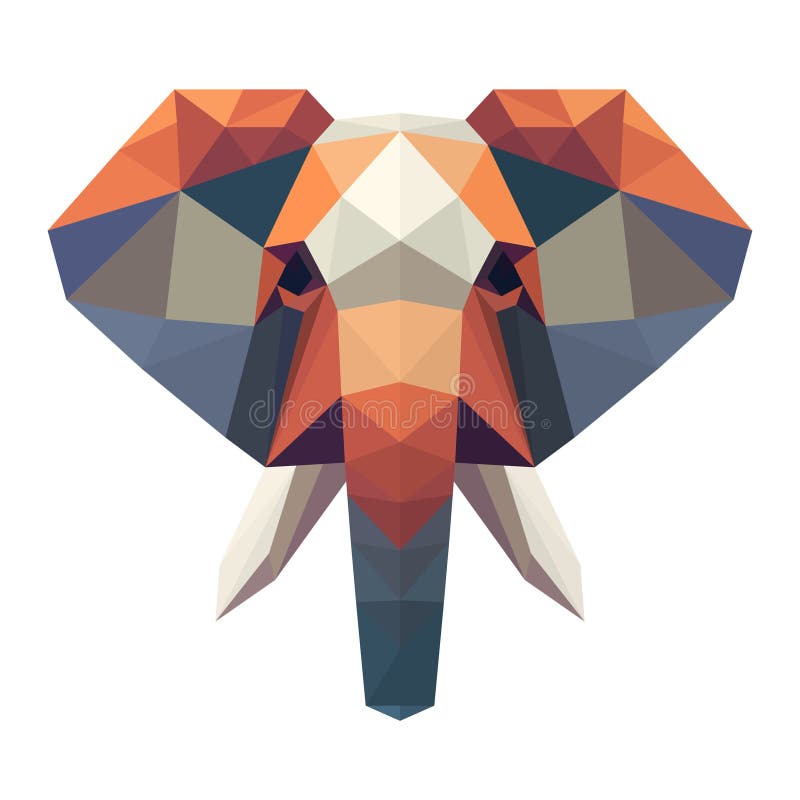 Polygon Elephant Tattoos