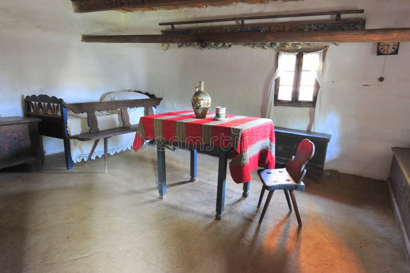 Simple and Poor Rustic Home Furniture Stock Image - Image of regiments ...