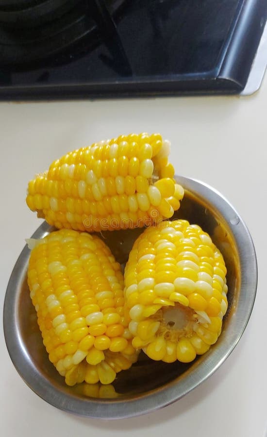 A Simple but Popular Dish Made from Corn Cobs that are Boiled until ...