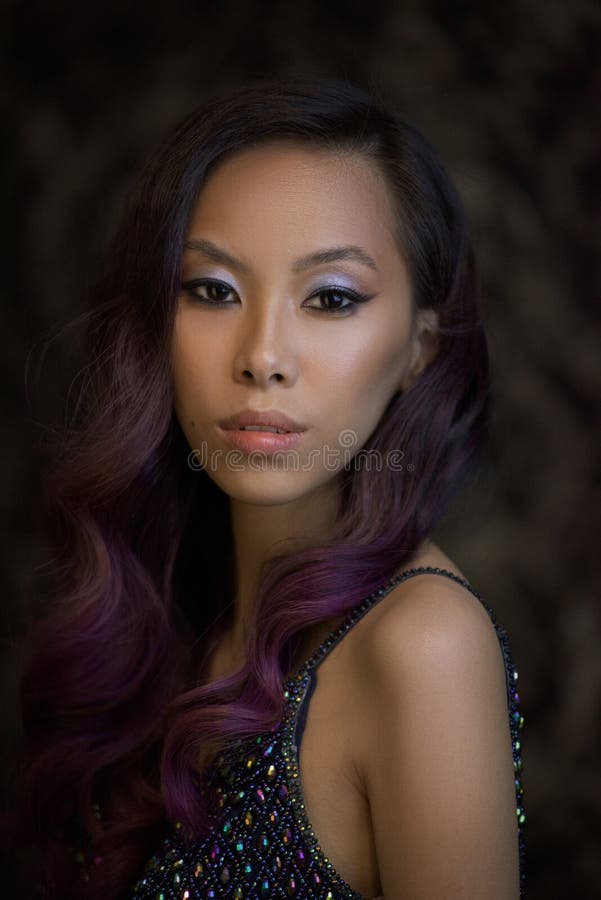 Simple Portrait of Asian Woman Stock Photo - Image of beautiful ...