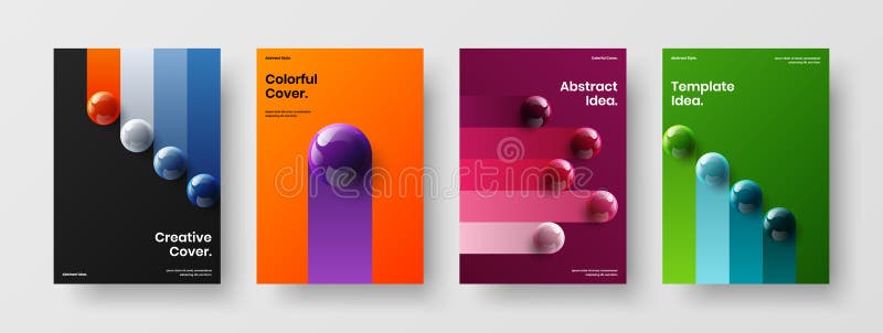 Simple Poster Vector Design Template Composition Stock Vector ...