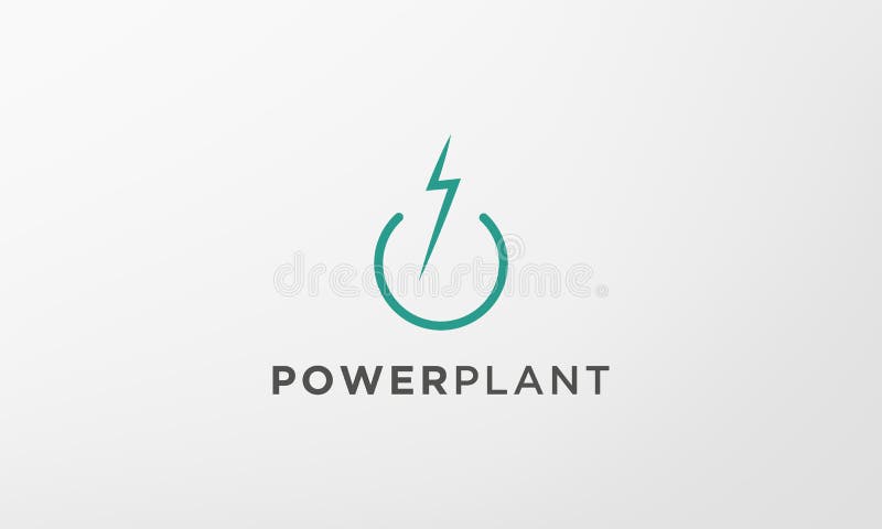Simple Power Button Icon Mobile Phone Element Symbol or App Logo on or ...