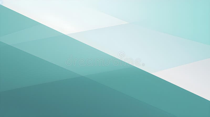 Simple Presentation Background in Cyan and White Colors Stock ...