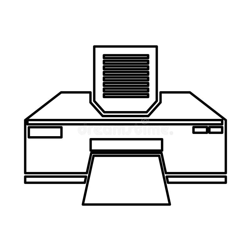 Simple printer icon stock illustration. Illustration of printing - 73462674