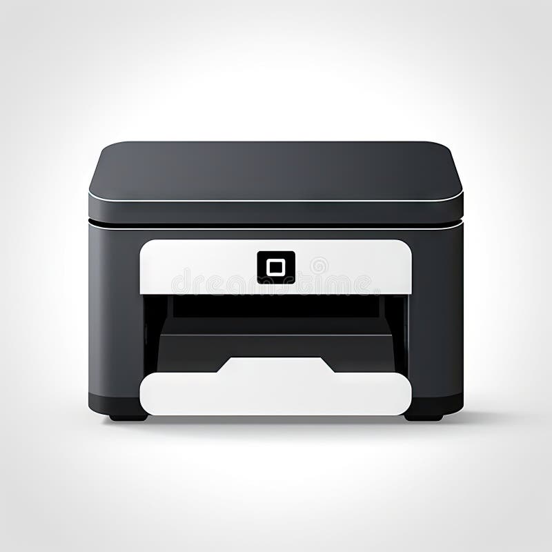 Simple Printer Icon, MFP Isolated, Laser Print, Inkjet Printer Icon for ...