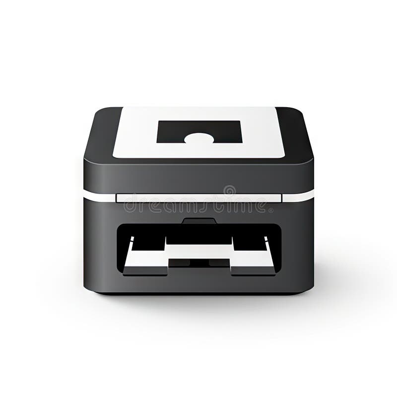 Simple Printer Icon, MFP Isolated, Laser Print, Inkjet Printer Icon for ...