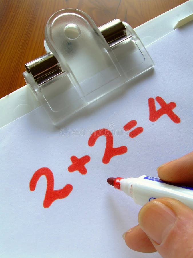 Simple Problem stock image. Image of arithmetic, math - 5657309