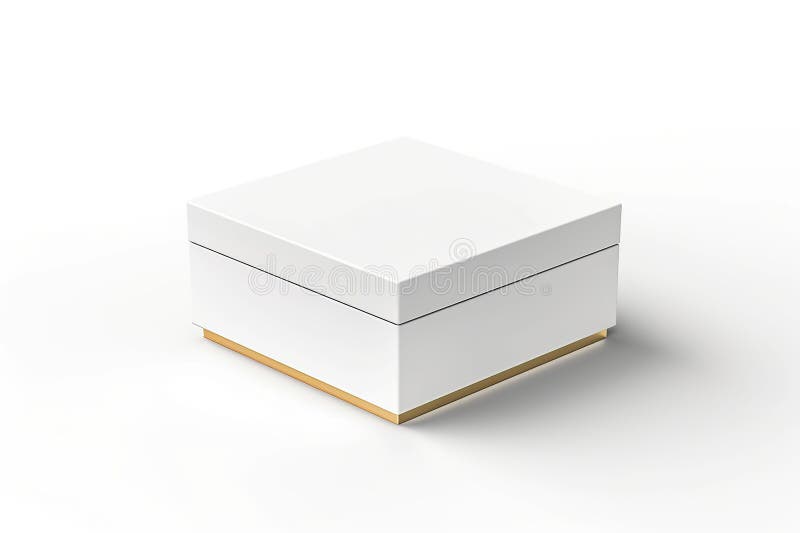 Simple Product Box, Mock Up Style. AI Generated Stock Photo - Image of ...