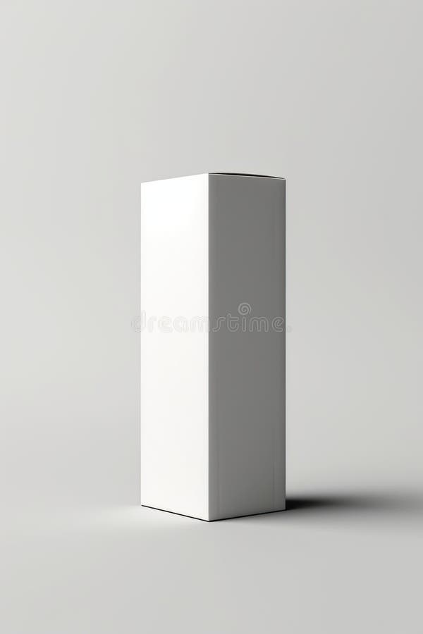 Simple Product Box, Mock Up Style. AI Generated Stock Illustration ...