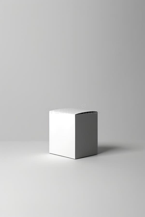 Simple Product Box, Mock Up Style. AI Generated Stock Illustration ...