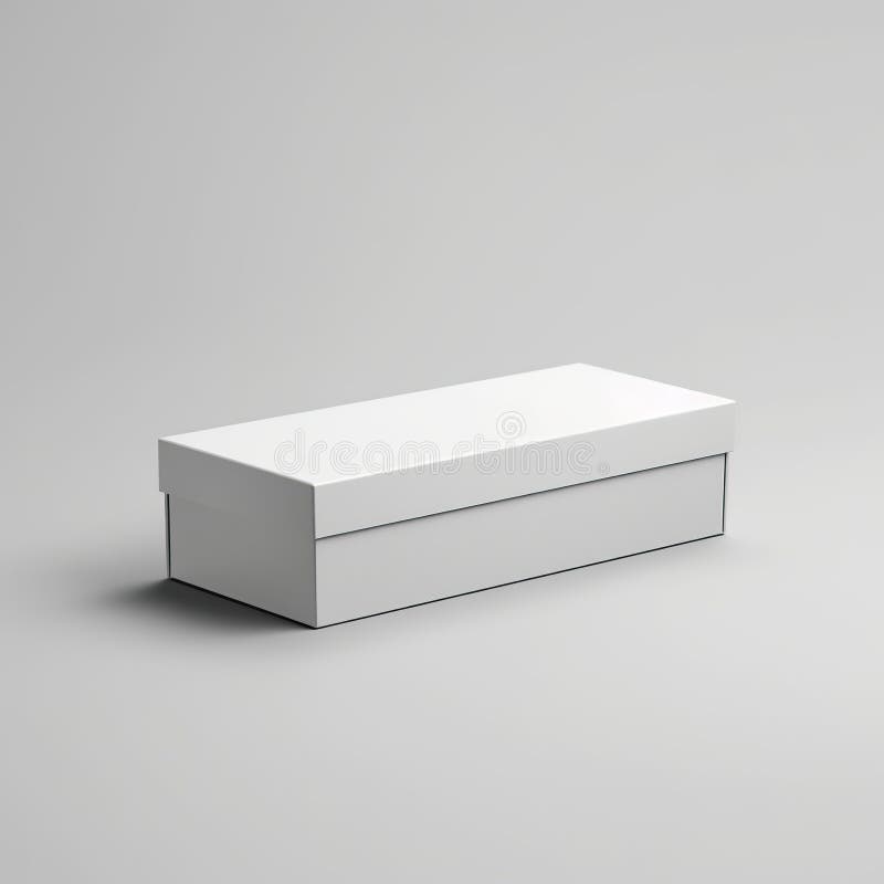 Simple Product Box, Mock Up Style. AI Generated Stock Illustration ...