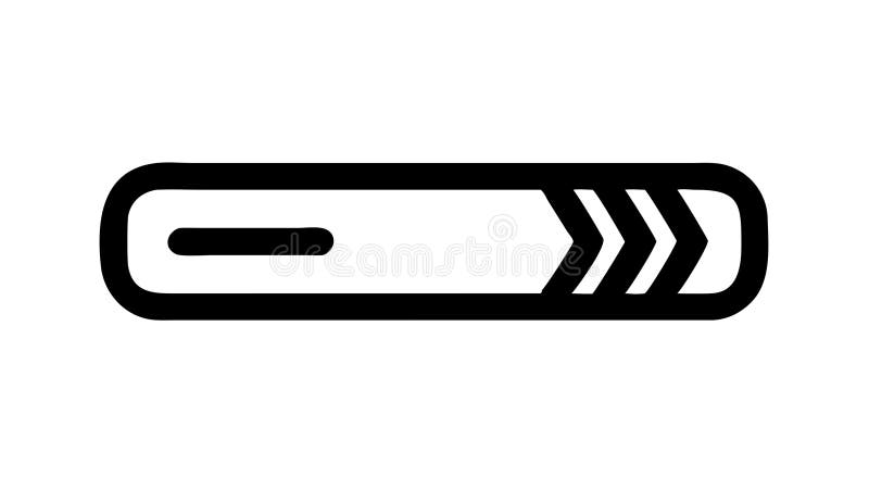 Simple Progress Bar Indicating Loading or Task Completion, Vector Design Generative AI Stock ...