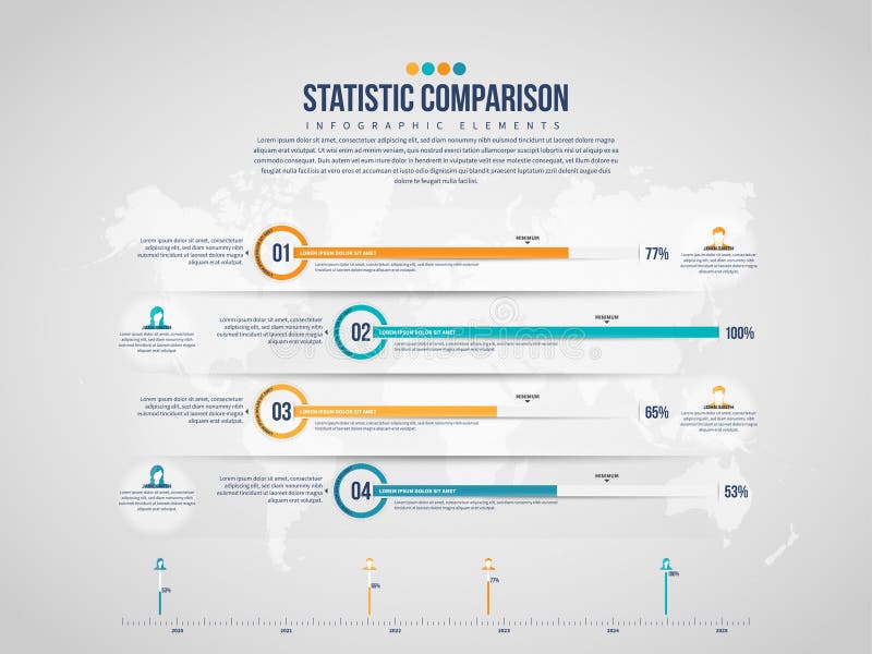 Simple Progress Report Infographic Stock Vector - Illustration of info ...