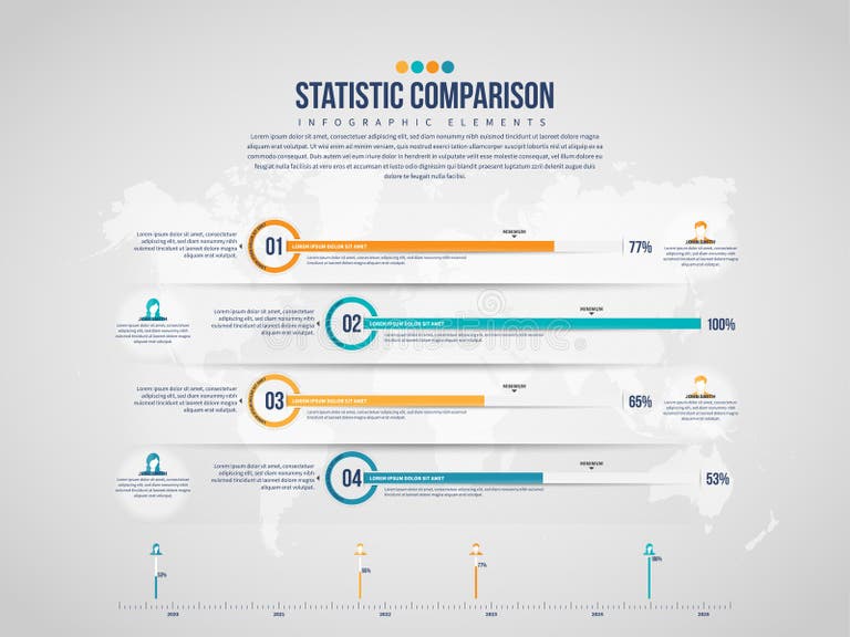 Simple Progress Report Infographic Stock Vector - Illustration of info ...