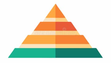 A Simple Pyramid with Five Tiers Each Labeled with Illustrations ...