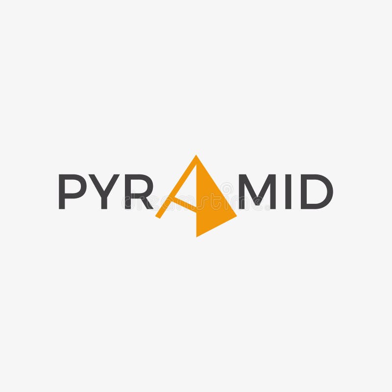 Simple Pyramid Logo Sign Symbol Icon Stock Illustration - Illustration ...