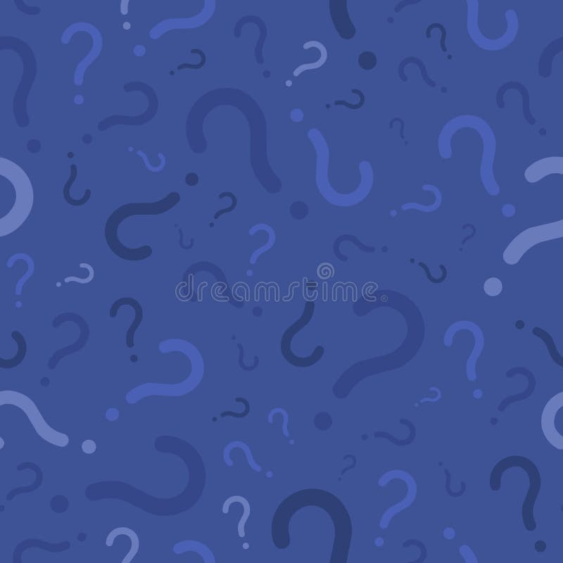 Question Marks Texture - Seamless Vector Pattern Stock Vector ...