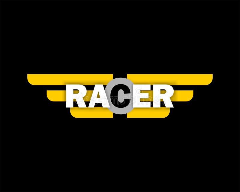 Simple Racer logo vector stock illustration. Illustration of fast ...