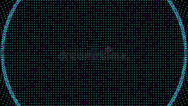 Simple Radial Animation with Dots, Abstract Background Stock Footage ...
