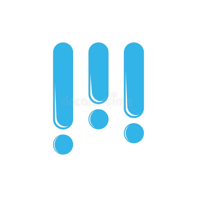 Simple Rain Drops Water Shine Logo Vector Stock Vector - Illustration ...