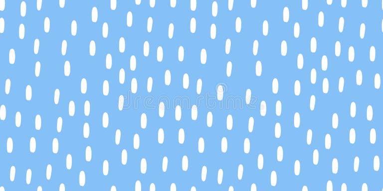 Simple Rain Pattern. Seamless Pattern with White Drops of Rain. Small ...