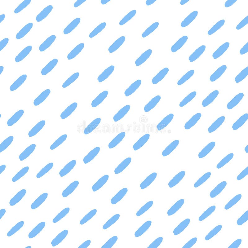 Simple Rain Pattern. Small Dash Background. Rainfall Illustration. Blue ...