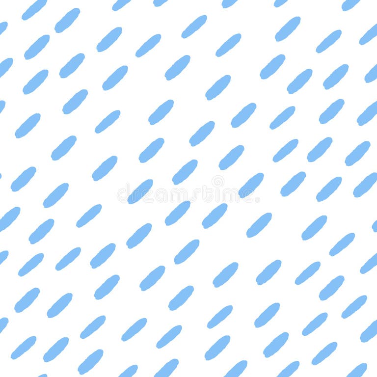 Simple Rain Pattern. Small Dash Background. Rainfall Illustration. Blue ...
