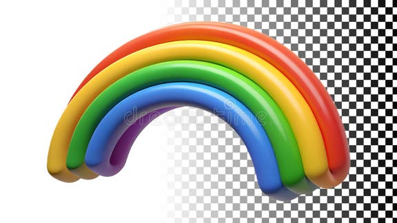Simple Rainbow Arch, Basic Colors and Minimalist Spectrum Png ...