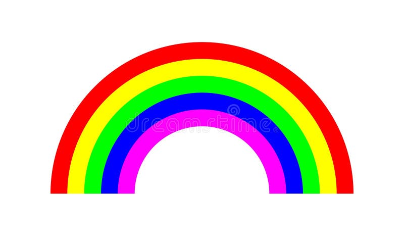 Half Rainbow Stock Illustrations – 2,350 Half Rainbow Stock ...